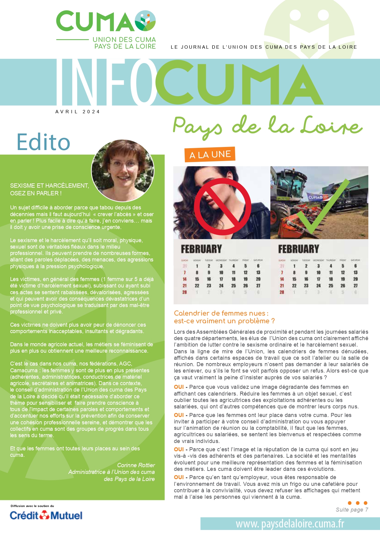 Infocuma d'avril 2024 | Union des Cuma des Pays de la Loire